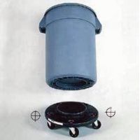 Lagasse Brothers Brute Container Gray 55GL RCP 2655 GRA FREE S&H ...