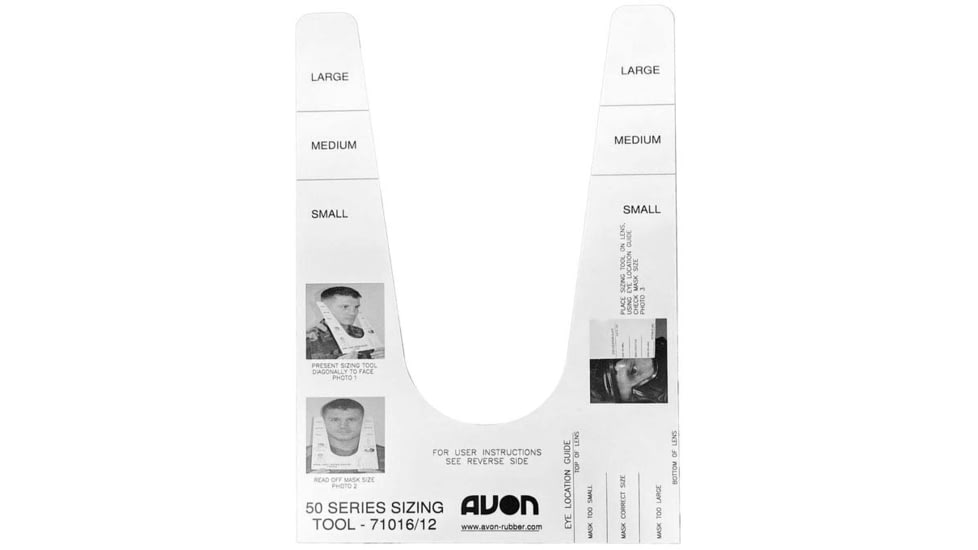 Avon Protection FM50/C50 Face Sizing Tool FREE S&H 71601-31. Avon ...